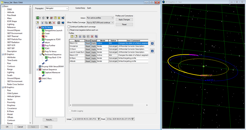 AGI: Modeling Venus Missions AGI: Modeling Venus Missions